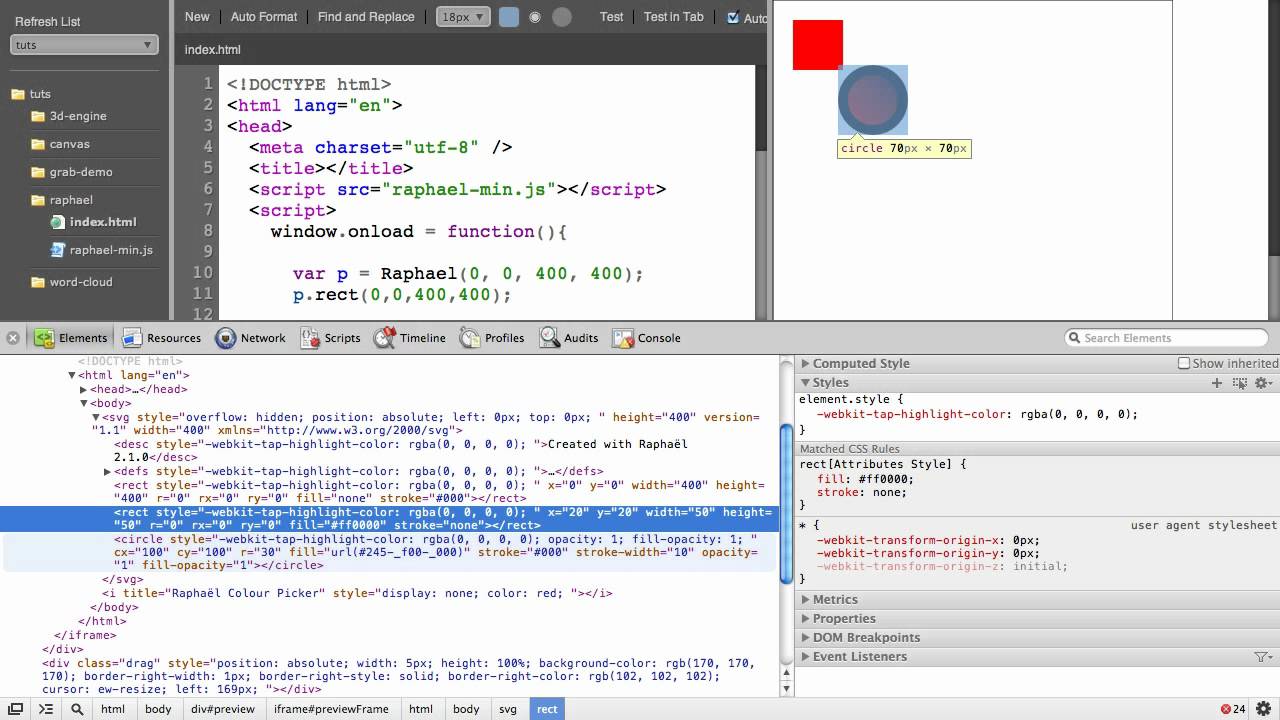 Raphael Tutorial Part 1 Youtube