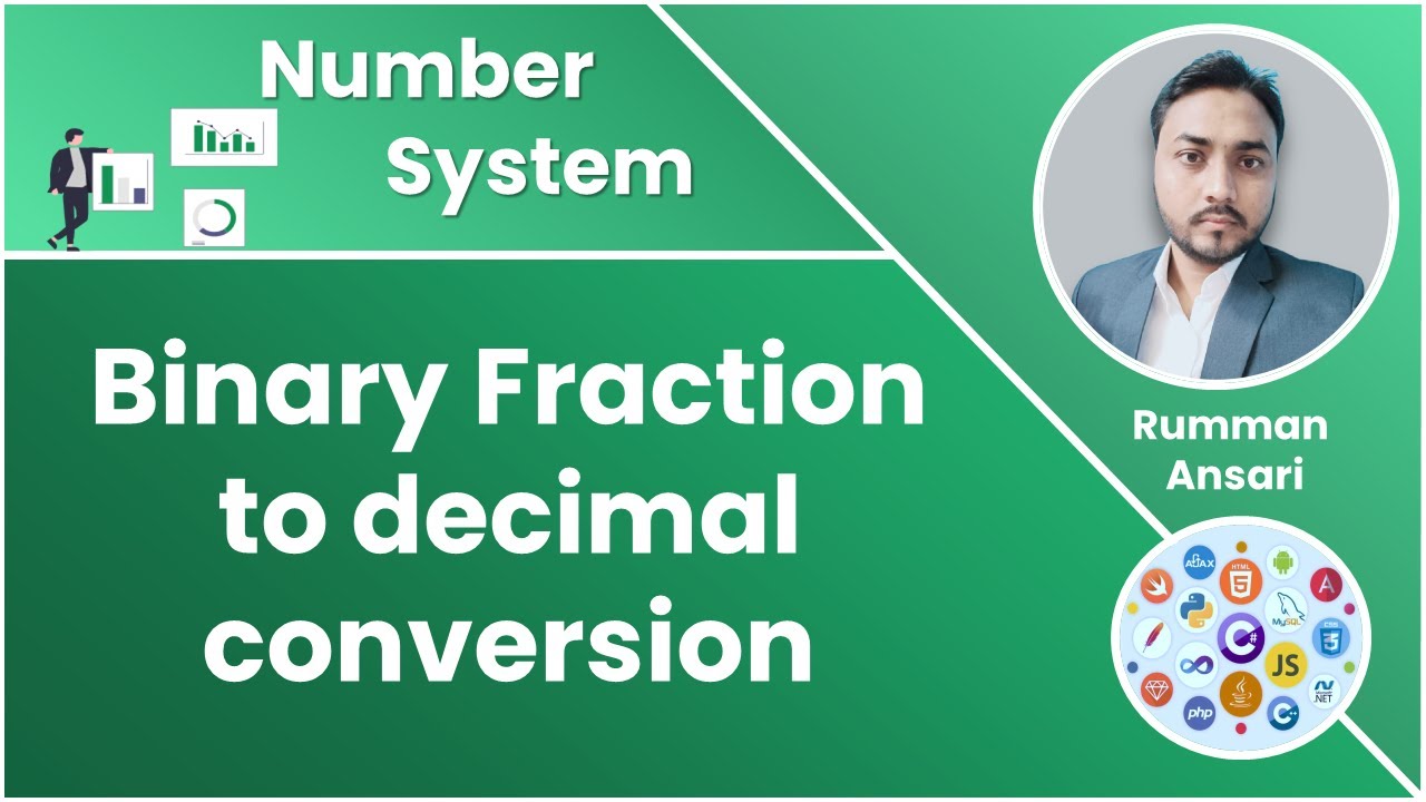 Binary Fraction To Decimal Conversion Youtube