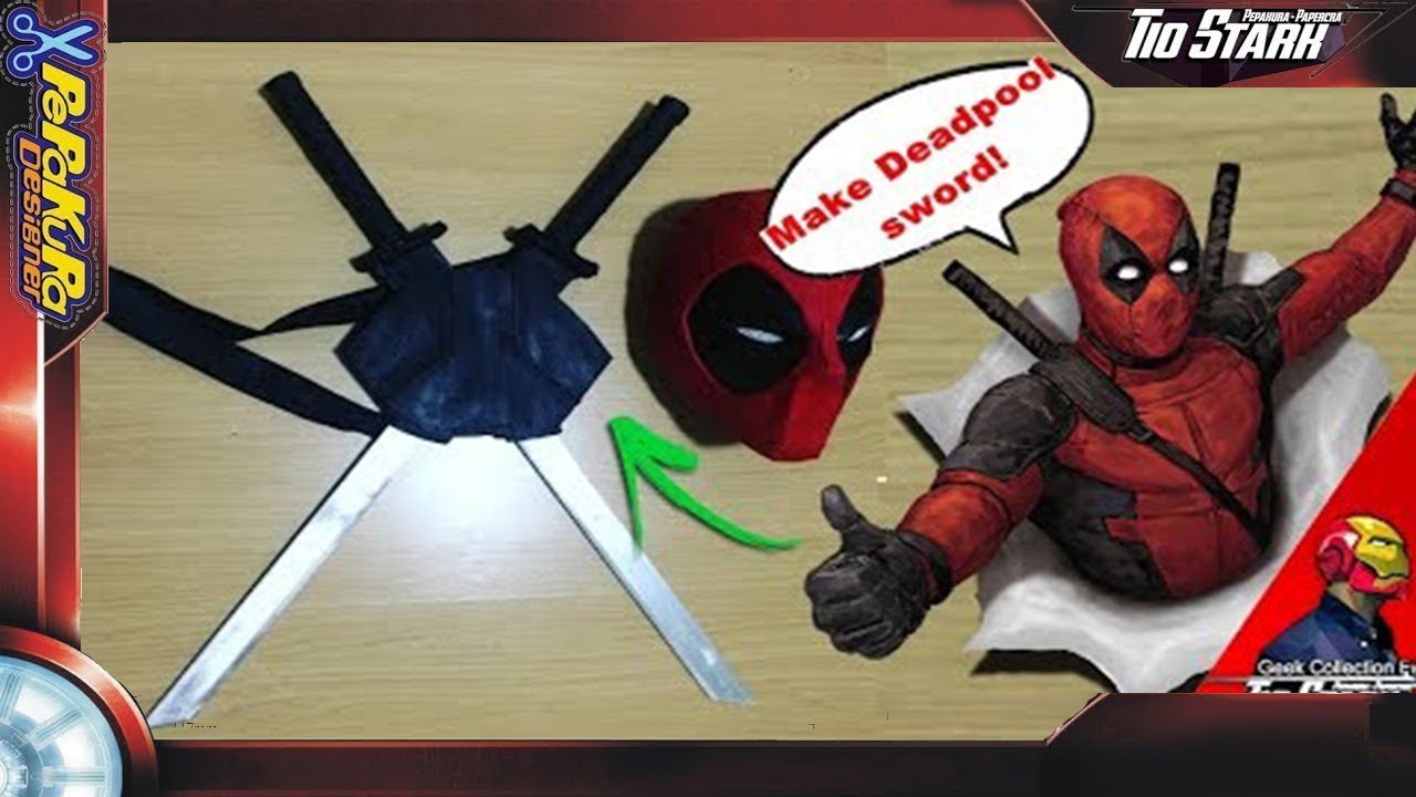Diy Como Fazer Espadas Deadpool Make Deadpool Sword Youtube
