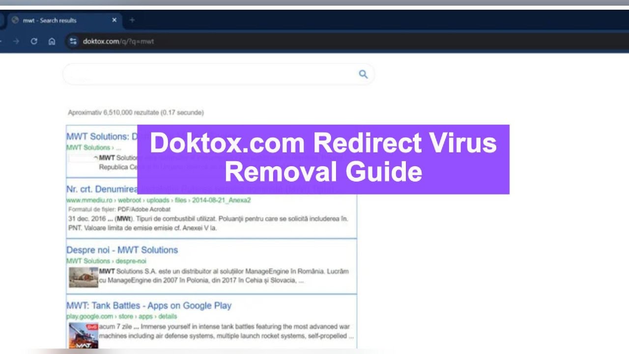 Doktox Redirect Virus How To Remove It Fix Doktox Redirect