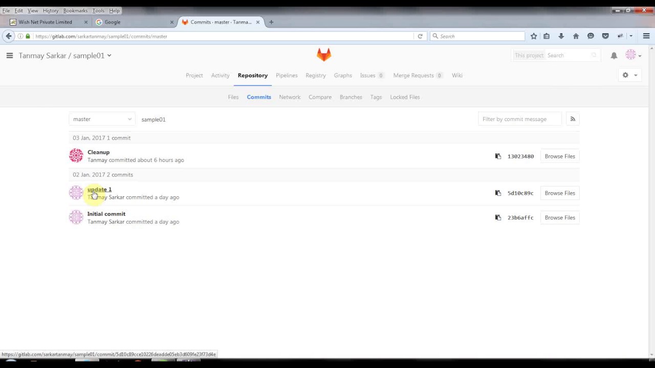 Git Eclipse Pull Rebase Youtube