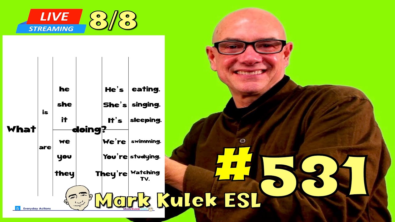 Everyday Activities Worksheet 531 Livestream Class Mark Kulek