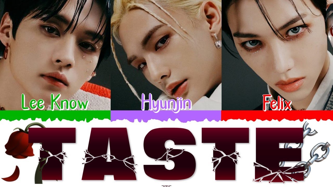 Stray Kids 스트레이 키즈 Lee Know Hyunjin Felix Taste Color
