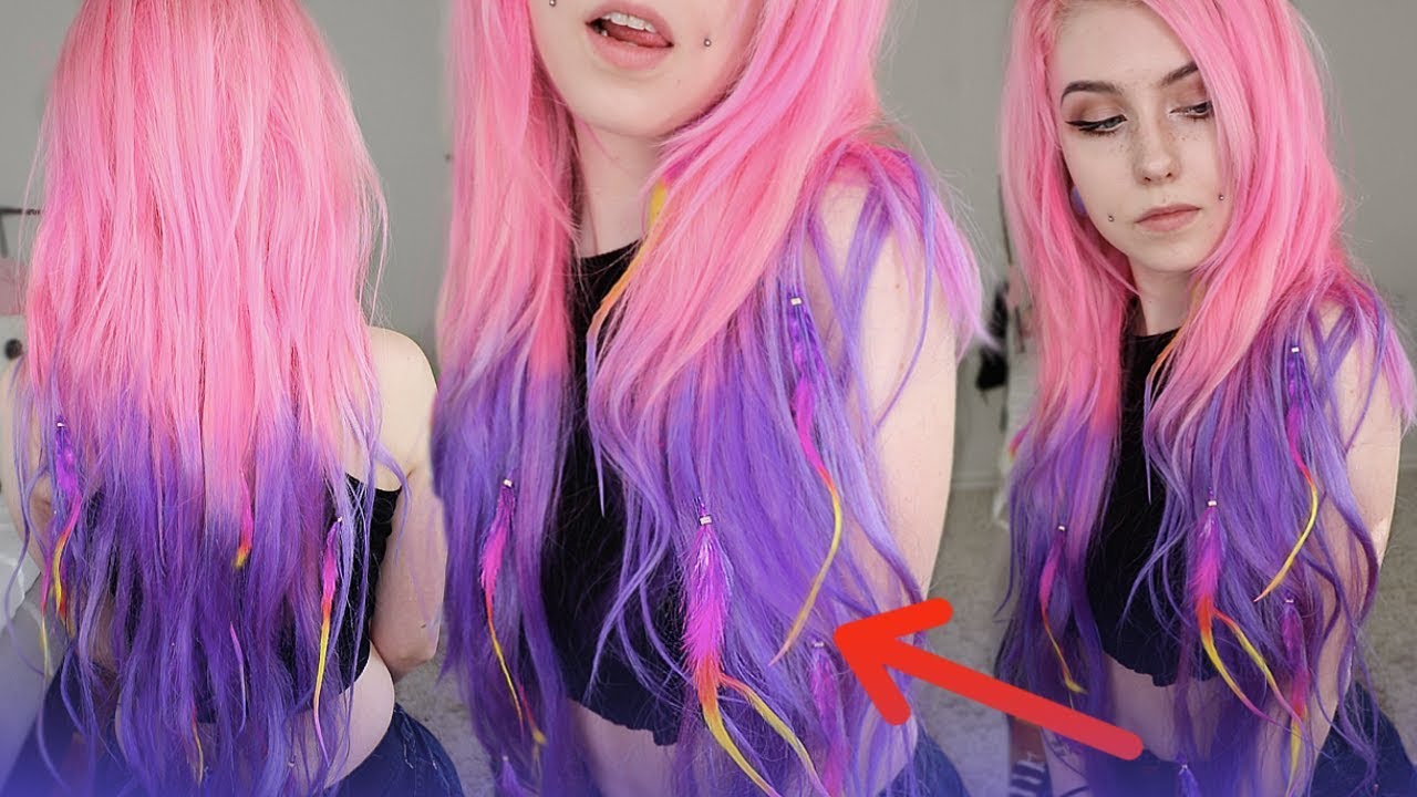 Putting Feathers In My Hair Diy Youtube