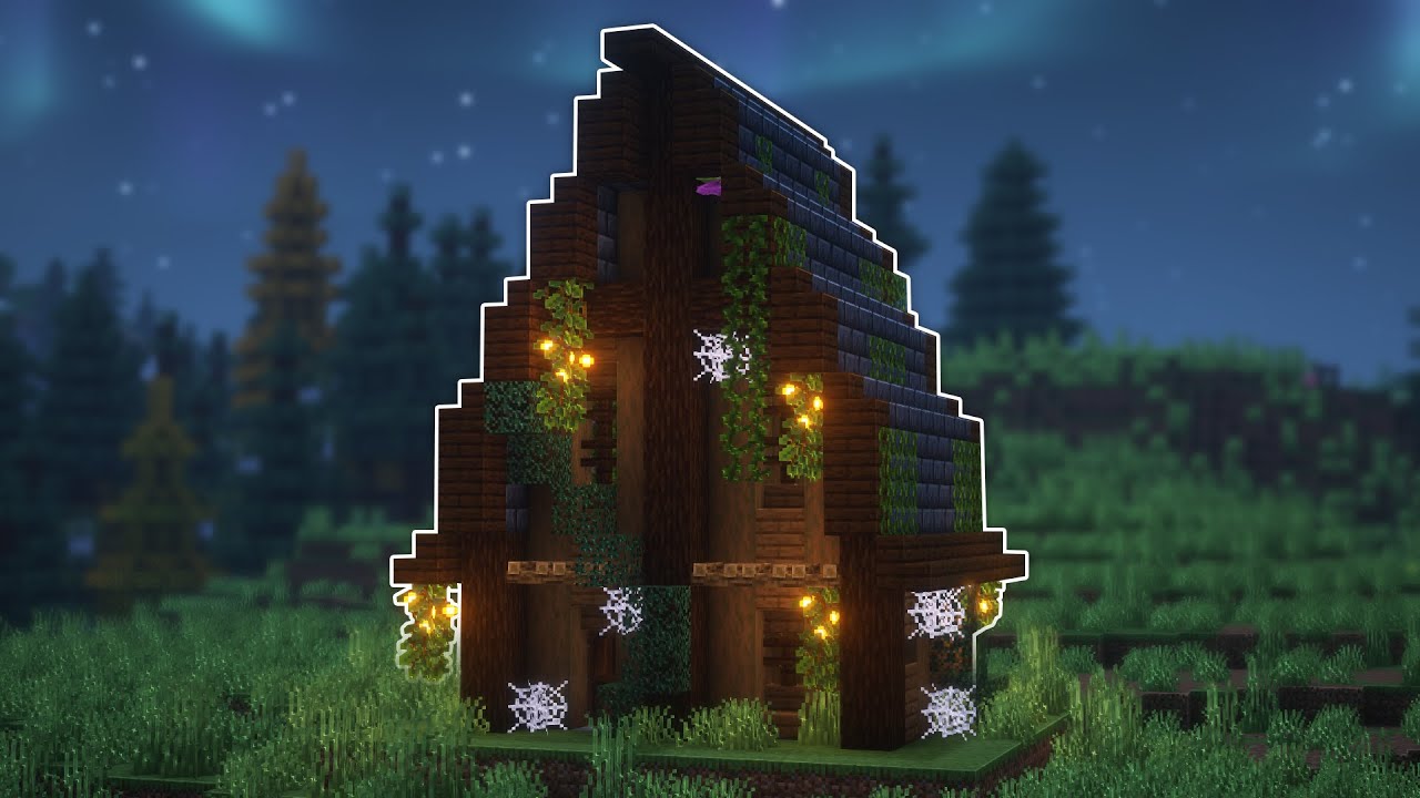 How To Build An Abandoned House Minecraft Build Tutorial 16 Youtube