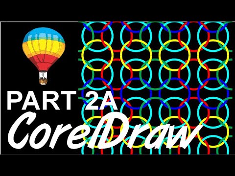 Corel Draw Tips Tricks Geometric Pattern Part 2a Circles Youtube