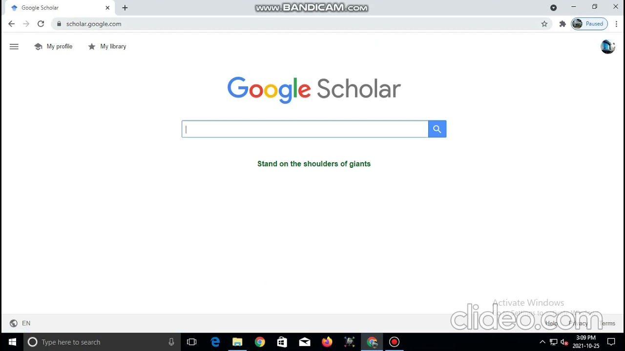 How To Get Your Google Scholar Id Youtube