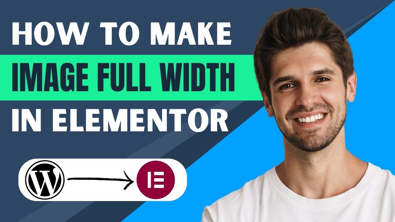 How To Make Image Full Width In Elementor Youtube