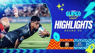 Highlights Chiefs V Blues Super Rugby Pacific 2025 Round 5 Super Rugby ...