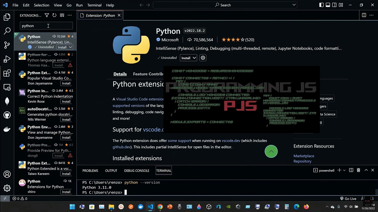 Python Installation Youtube