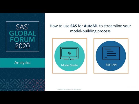 Automation In Sas Visual Data Mining And Machine Learning Sas