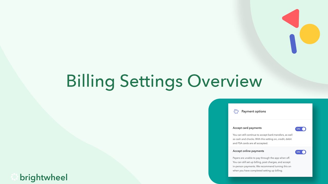 Billing Settings Overview Youtube