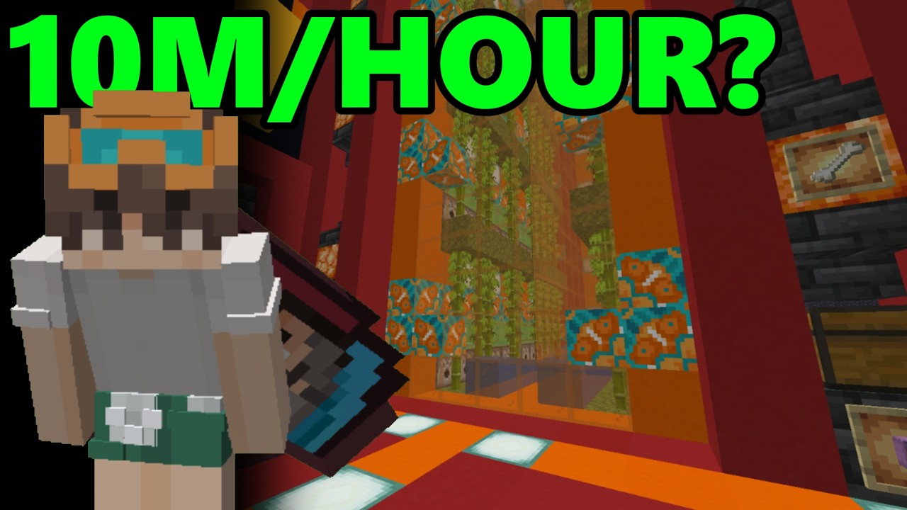 How To Build The Best Bamboo Farm On The Donut Smp 10m Hour Youtube