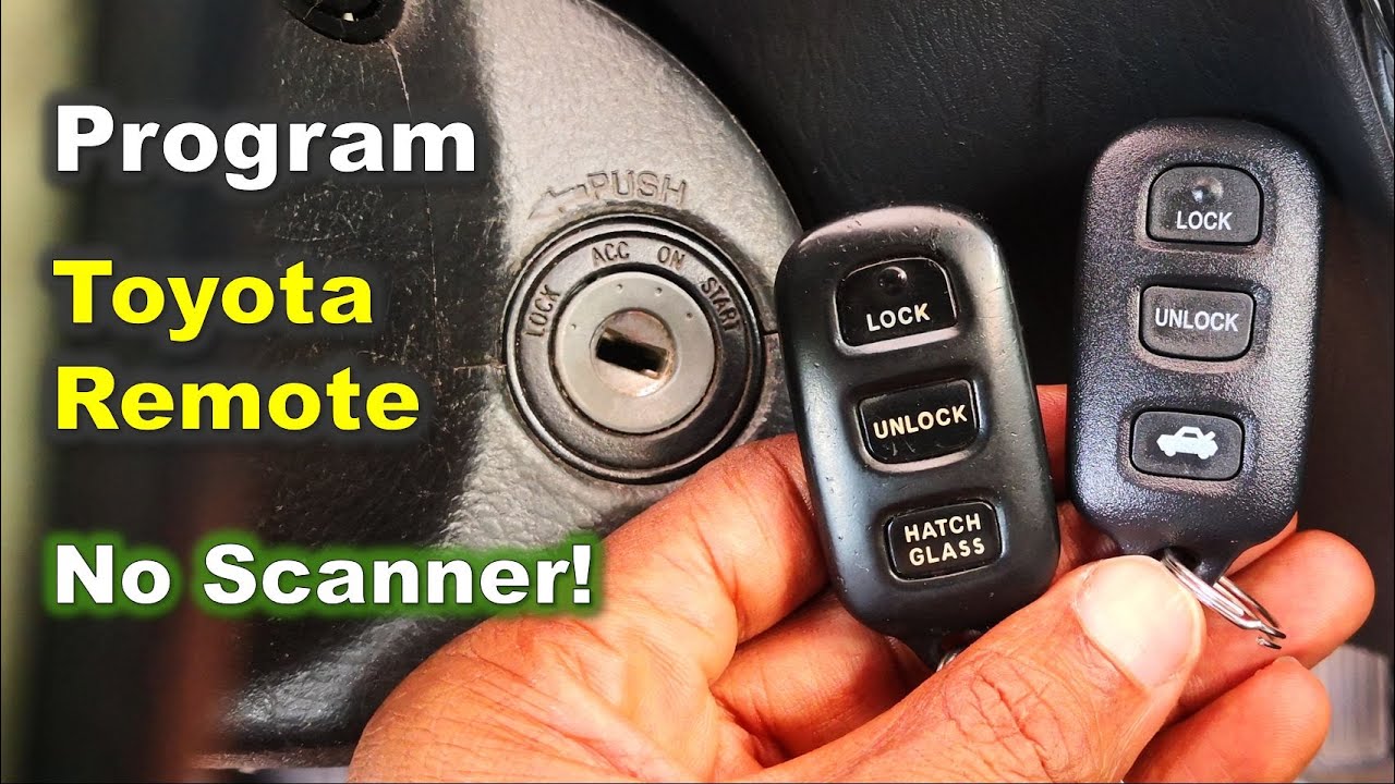 How To Program Toyota Key Fob Diycarexpert