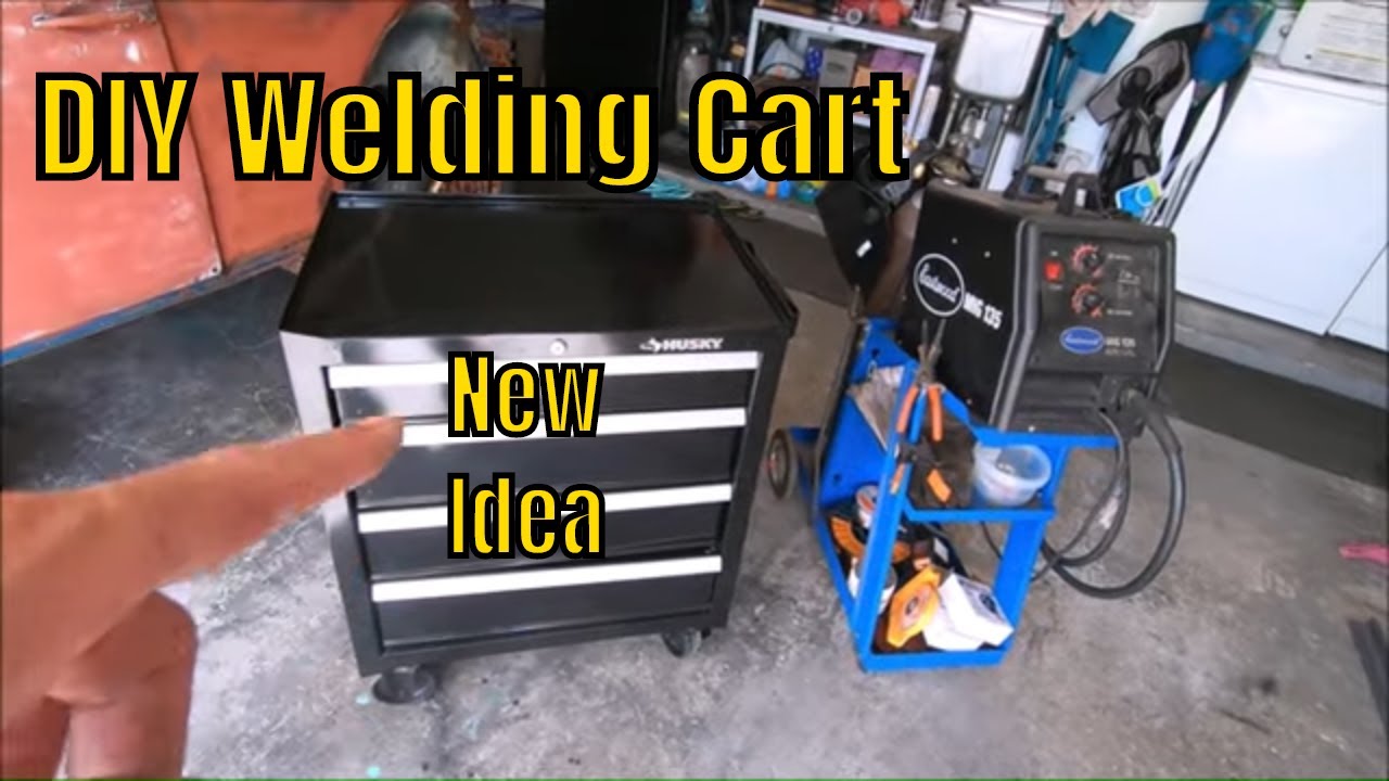Simple Diy Ultimate Welding Cart For Cheap Youtube