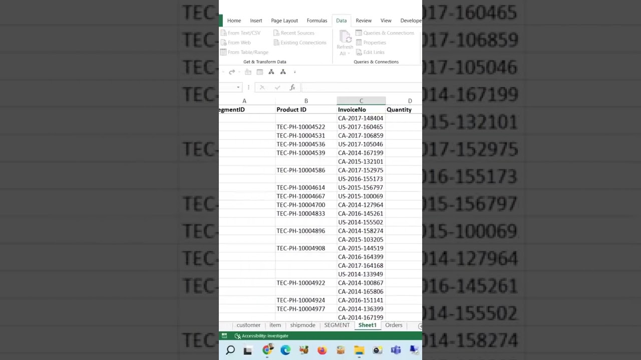Power Query In Excel Fill Data Up And Down Youtube