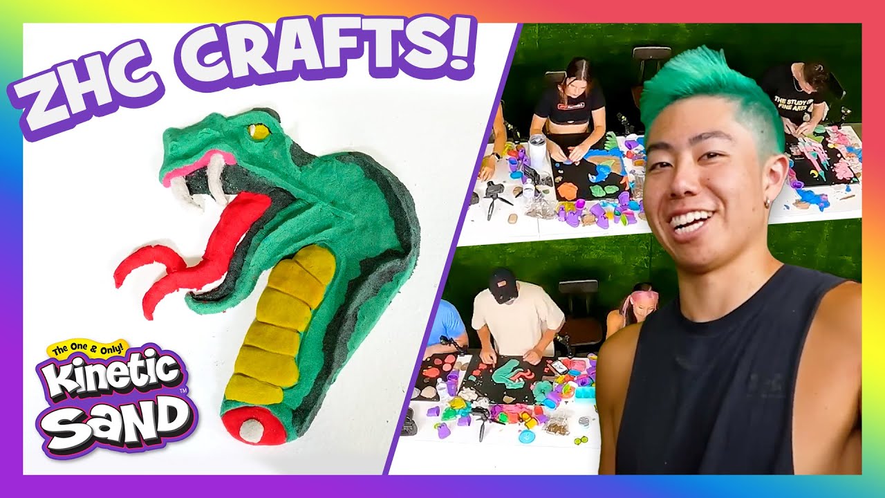 Best Kinetic Sand Art Wins 10 000 Zhc Crafts Crafts For Kids Youtube