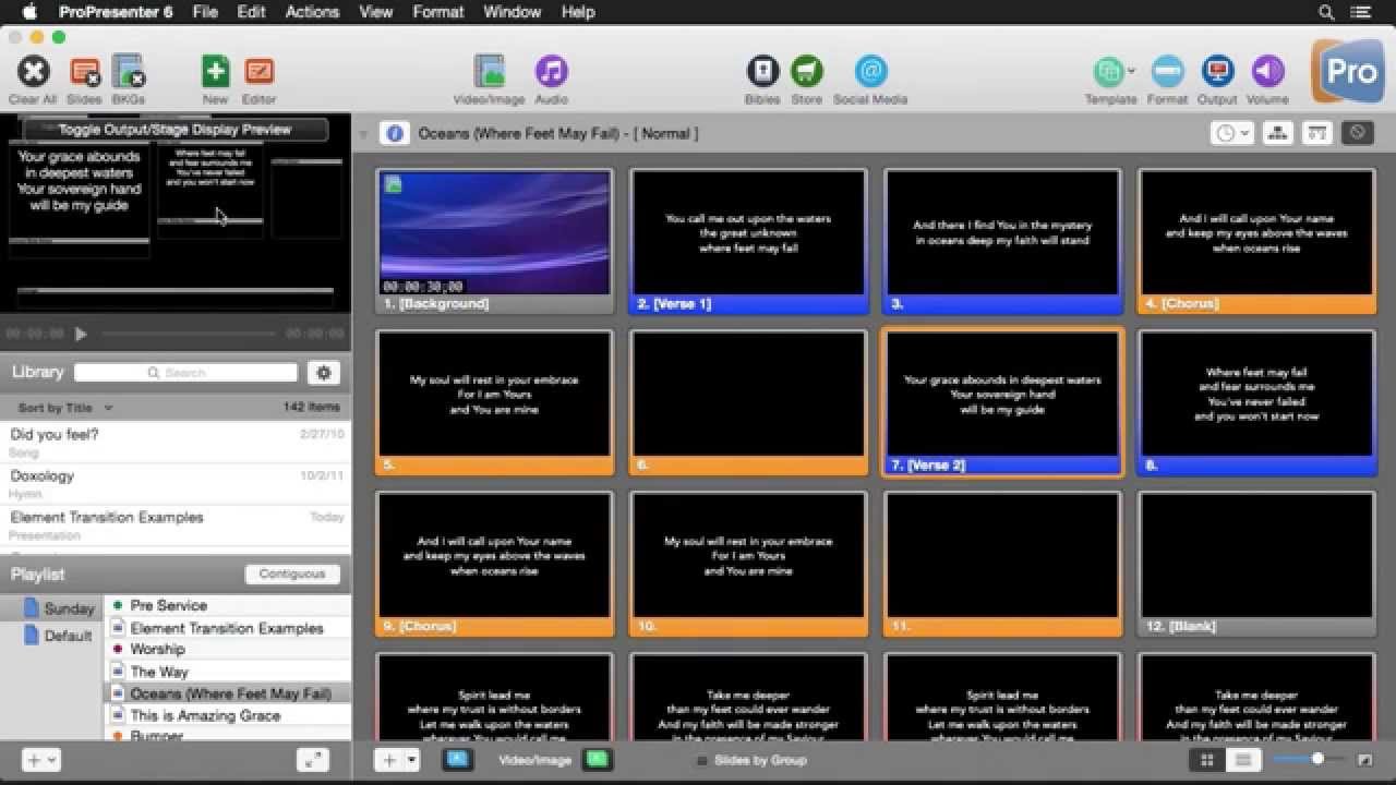 Propesenter 6 Interface Overview Youtube