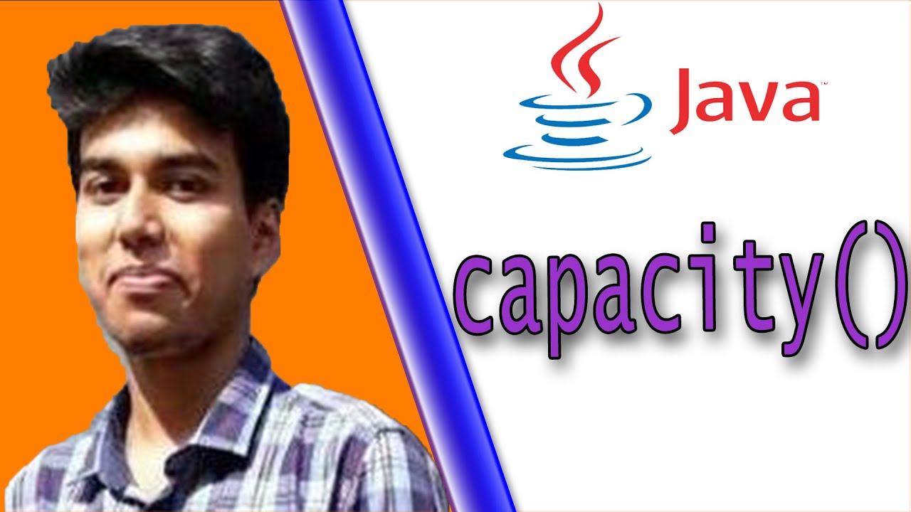 Stringbuffer Class Capacity Method Youtube