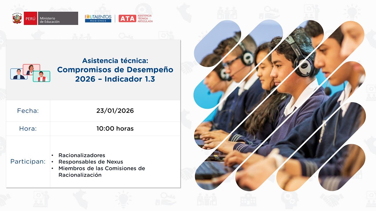 Asistencia Técnica Compromisos De Desempeño 2026 Indicador 1 3 Youtube