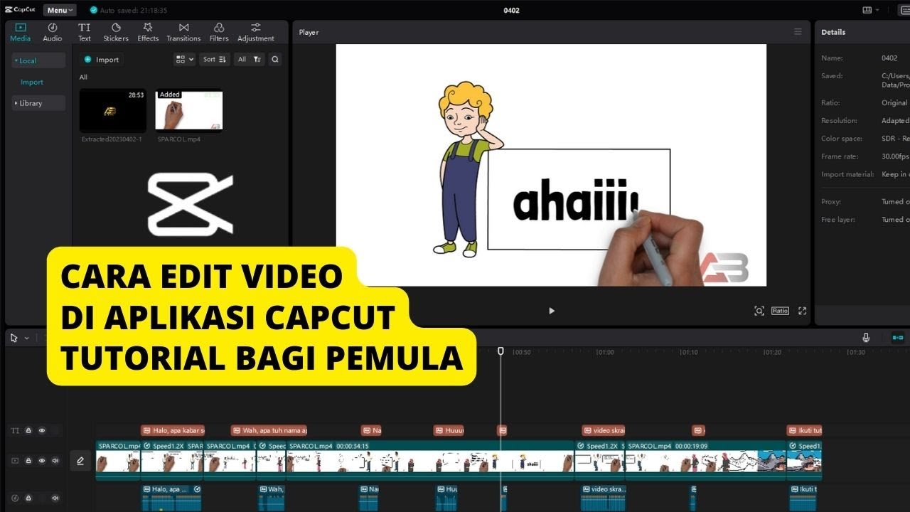 Cara Mudah Edit Video Di Capcut Tutorial Bagi Pemula Youtube