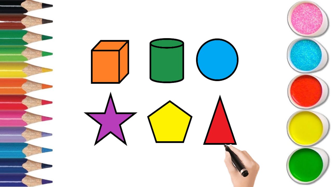 Preschool Learning Videos Let S Learn Geometric Shapes In English