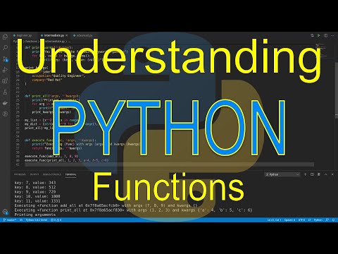 Understanding Python Functions Youtube