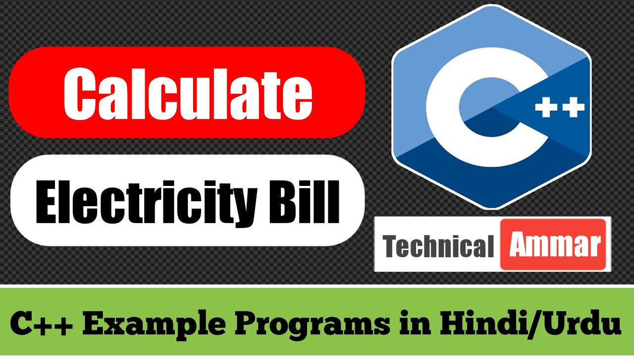 C Program To Calculate Electricity Bill C Example Programs 14