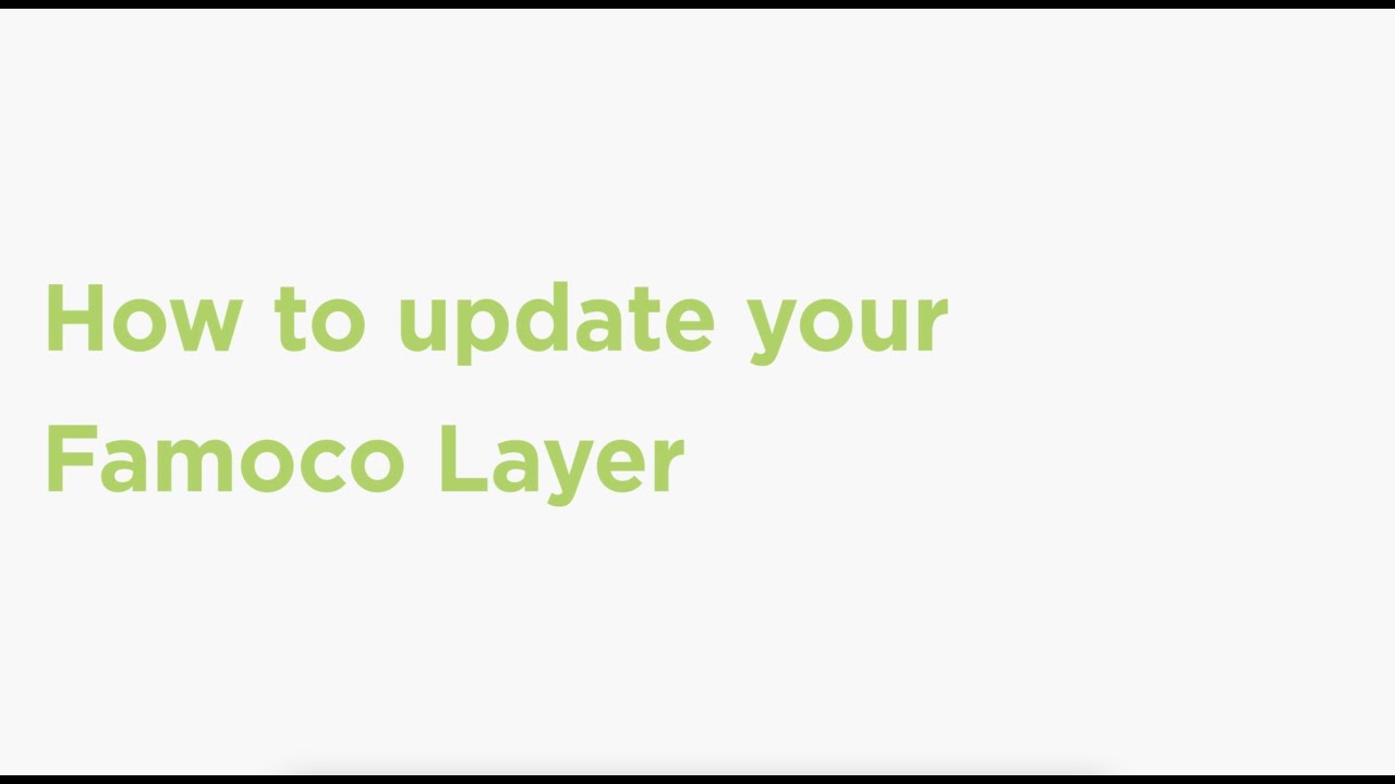 How To Update Your Famoco Layer Famoco Mdm Tutorials Youtube