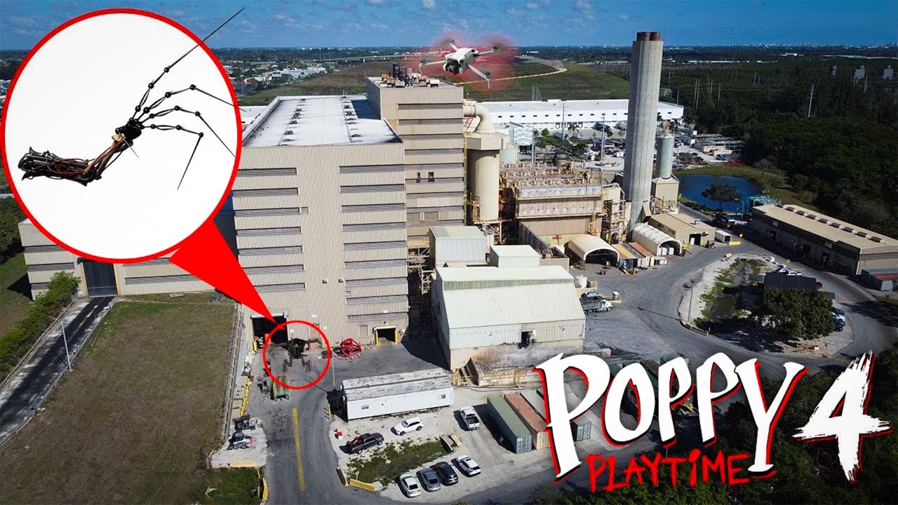 Drone Catches The Prototype From Poppy Playtime 4 In Real Life At The