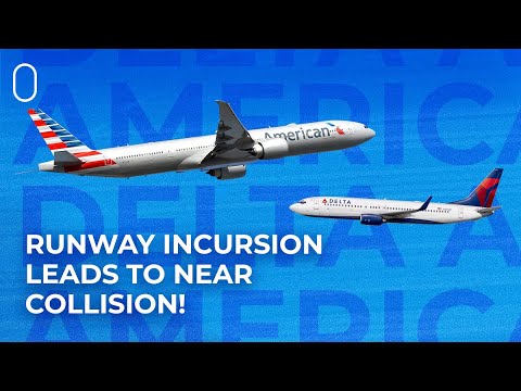 Near Miss American Airlines Boeing 777 Almost Collides With Delta 737