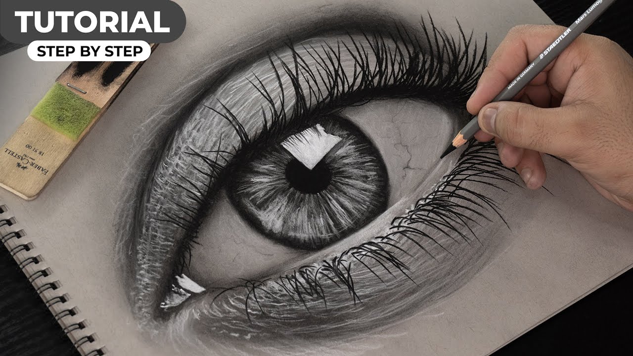 How To Draw An Eye Charcoal