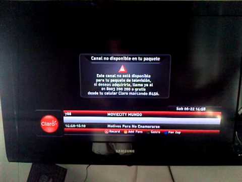 Claro Tv Digital Avanzada Hd Dvb C Villavicencio Meta 22 6 13 P2 Youtube