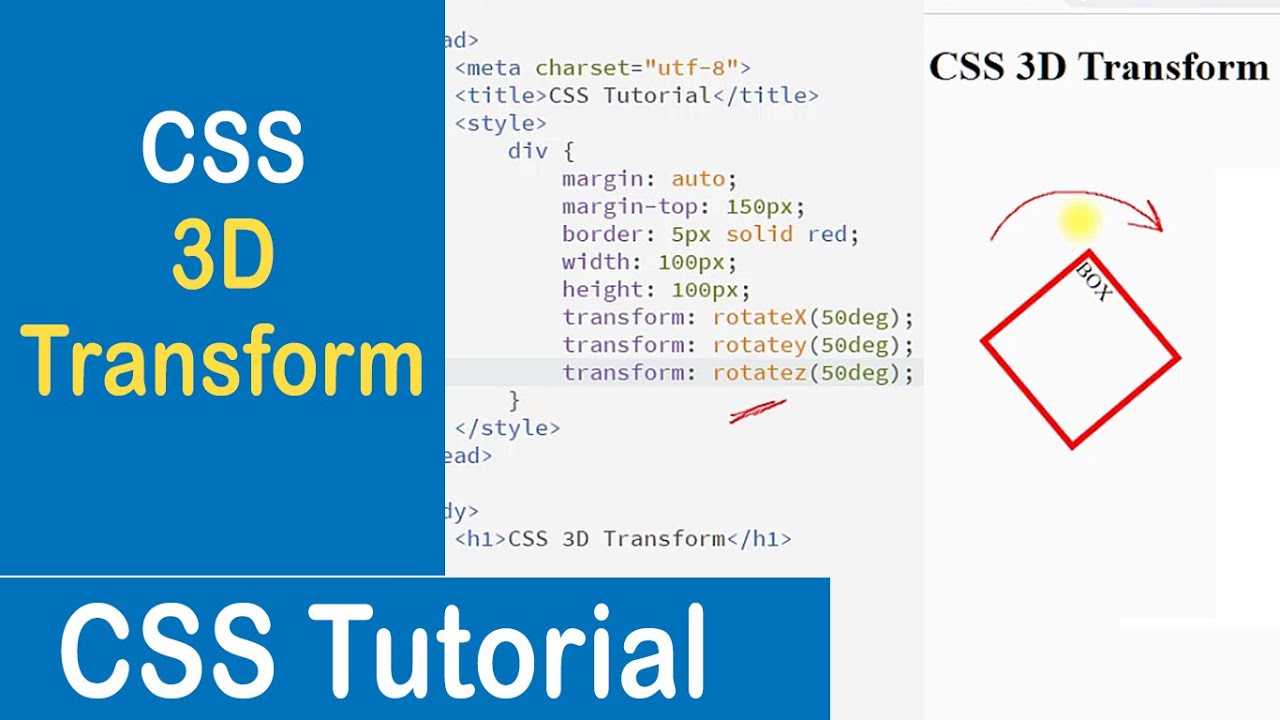 44 Css 3d Transform Translate3d Scale3d Rotate3d