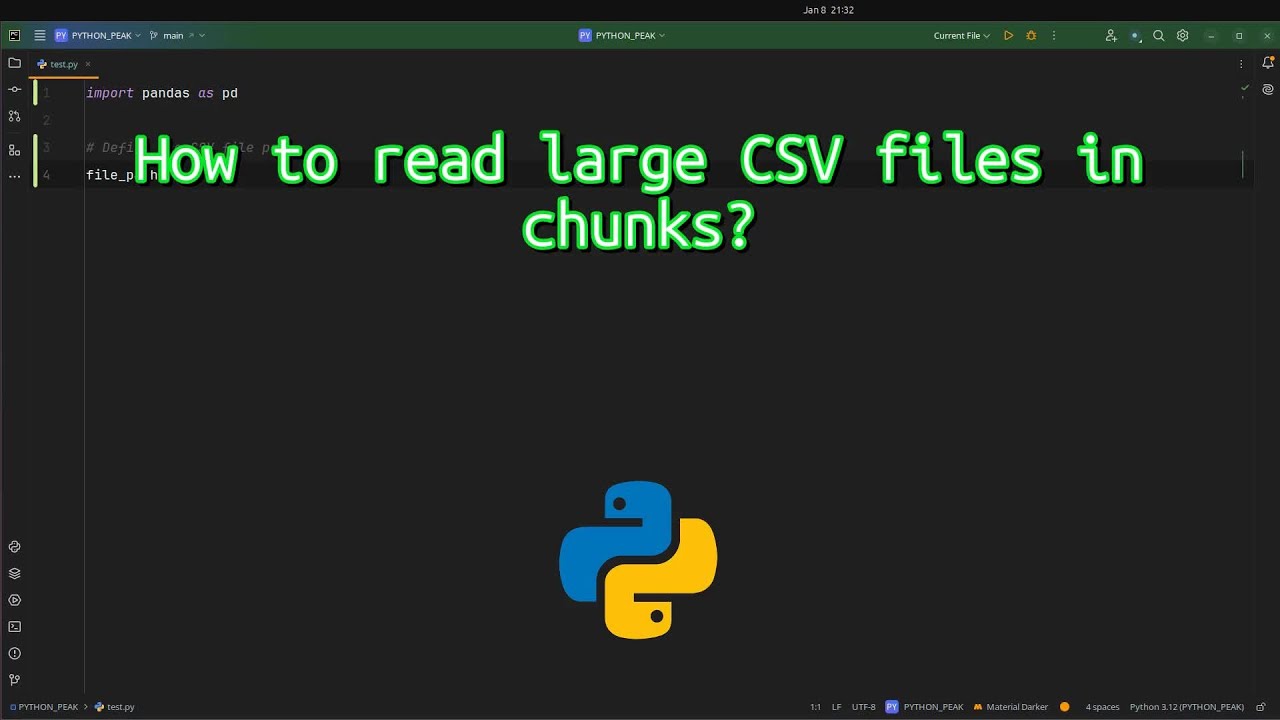 How To Read Large Csv Files In Chunks Hack For Reading Large Csv Files