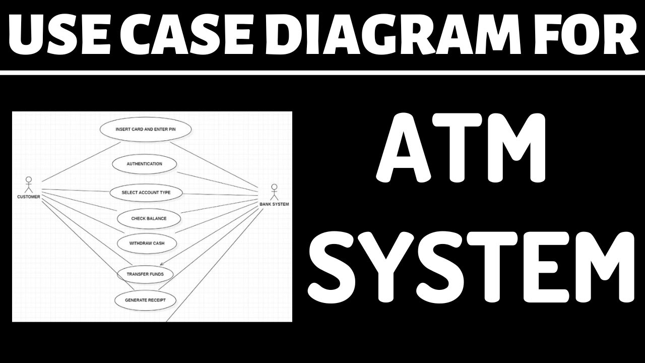 Uml Use Case Diagram Banking System Uml Use Case Diagram Example