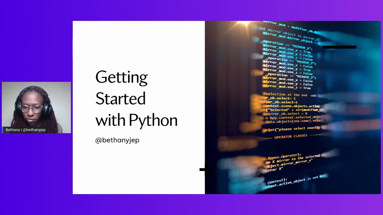 Getting Started With Python Data Science And Ml Track Youtube