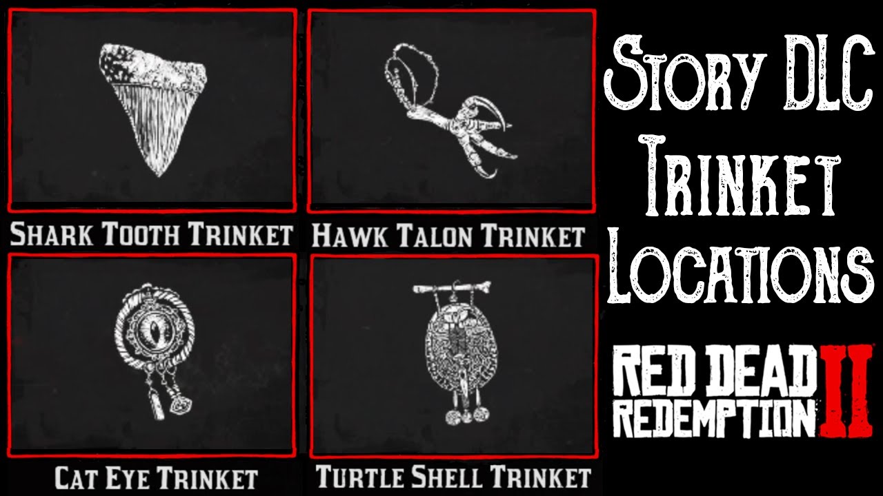 Red Dead Redemption 2 Dlc All Trinket Locations Rdr2 Youtube