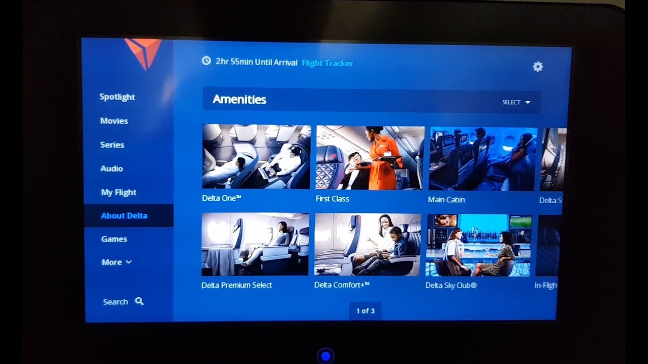 New Delta Studio Seatback Entertainment System Overview Ife Youtube