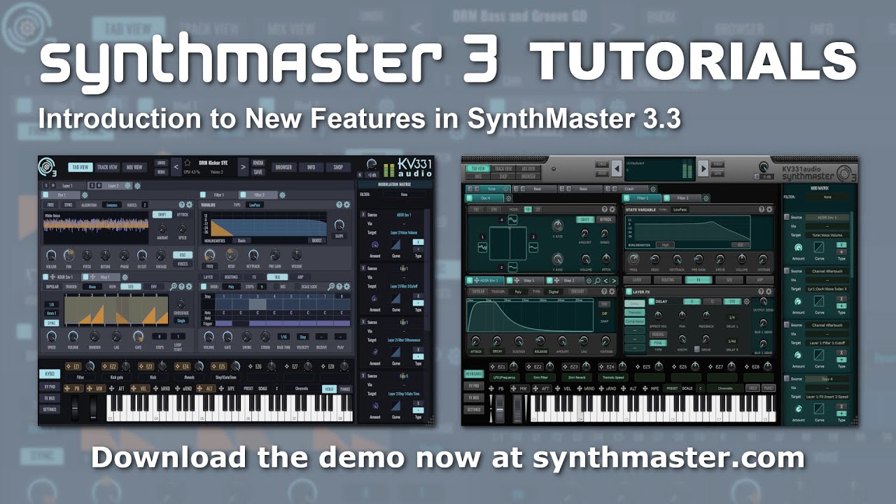 Introduction To The New Features In Synthmaster 3 3 Youtube