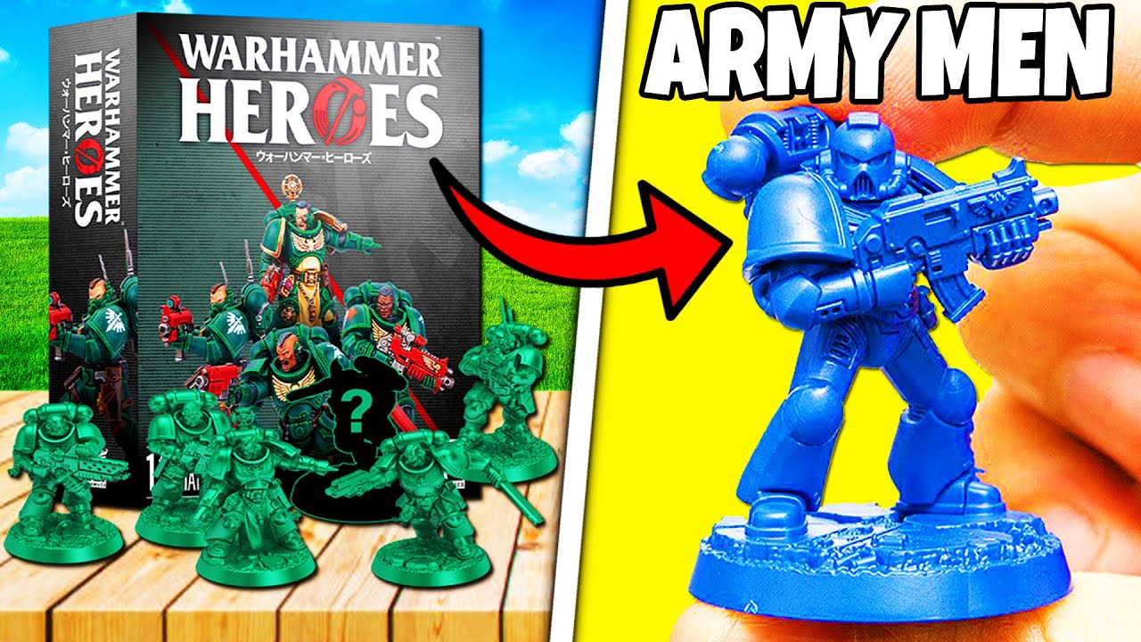 I Built Army Men Space Marine Toy Soldiers Youtube