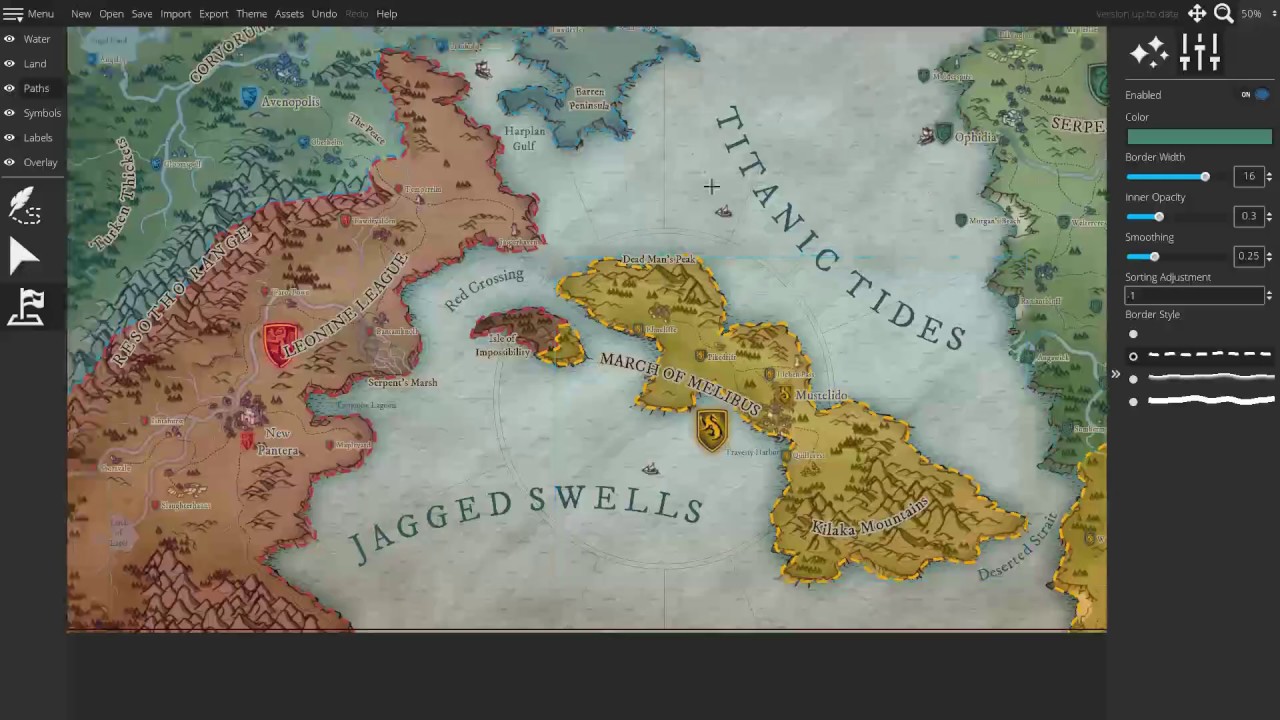 Wonderdraft Timelapse Territories Youtube