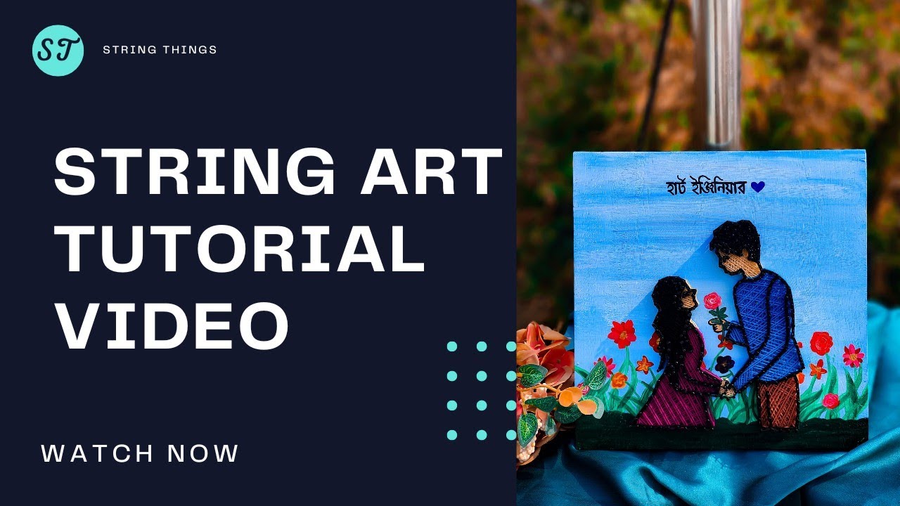 How To Make String Art Youtube