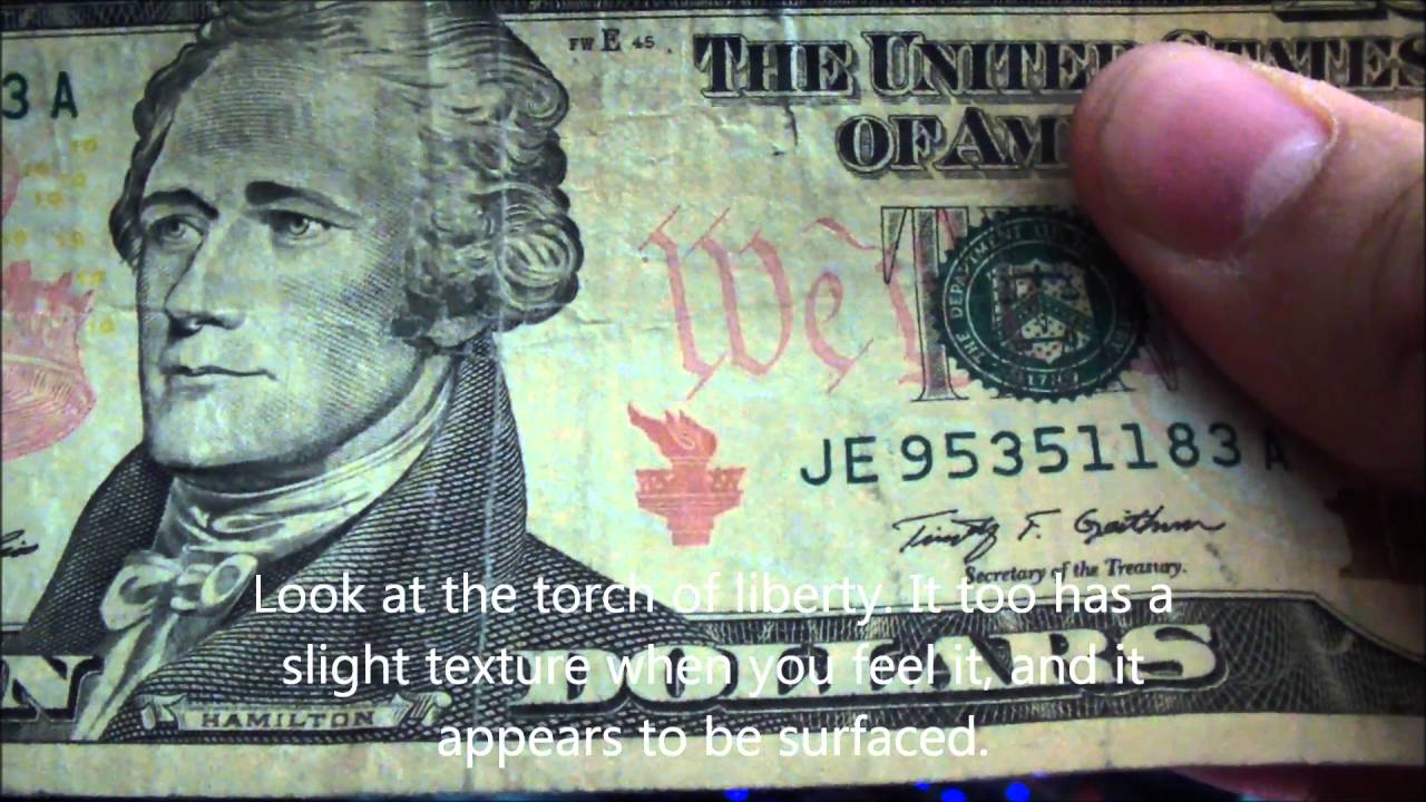 How To Detect A Counterfeit 10 Youtube