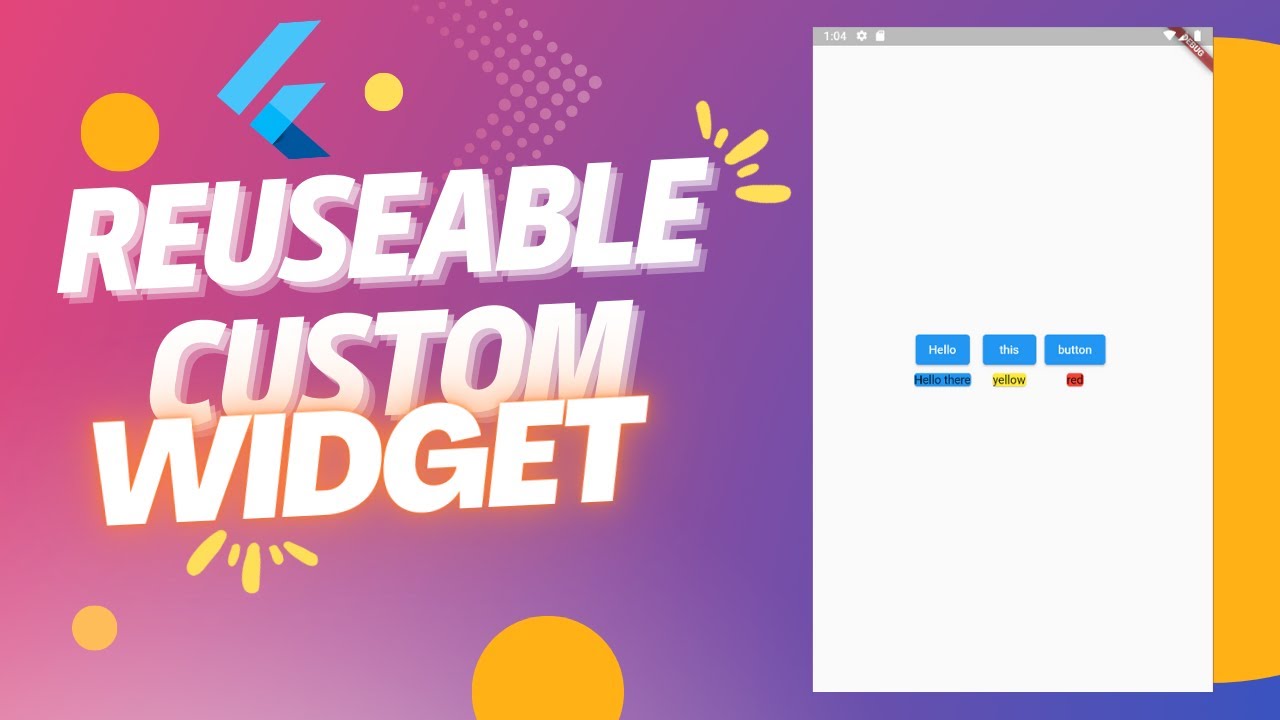 Reusable Custom Widget Flutter Reuse Button Component Malay