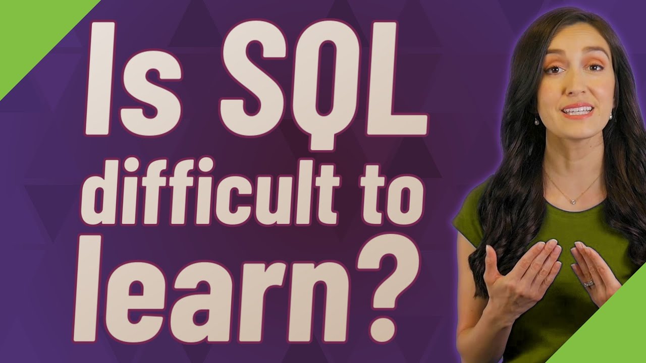 Is Sql Difficult To Learn Youtube