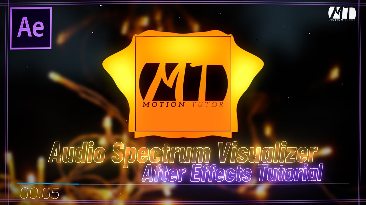 After Effects Tutorial Audio Spectrum Visualizer No Plugin Trap
