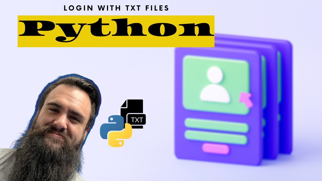 Login System Console Python Youtube
