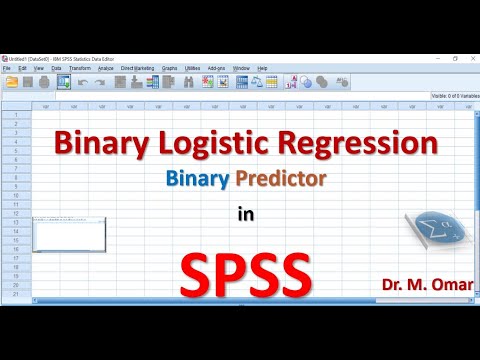 Binary Logistic Regression With Binary Predictor In Spss Youtube