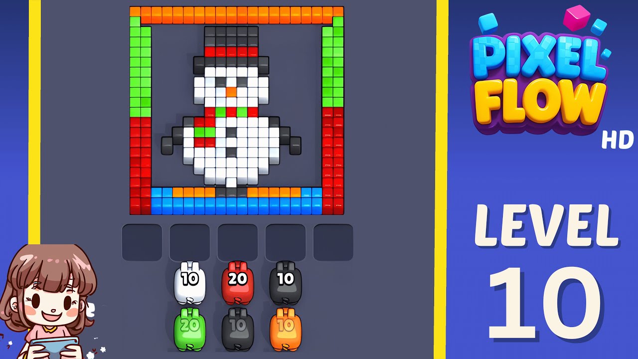 Pixel Flow All Levels Video Guides Solutions